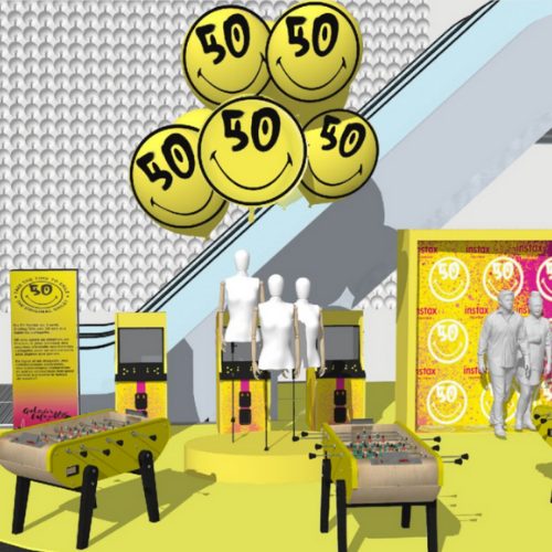 Smiley's 50th anniversary - Galeries Lafayette Paris Haussmann