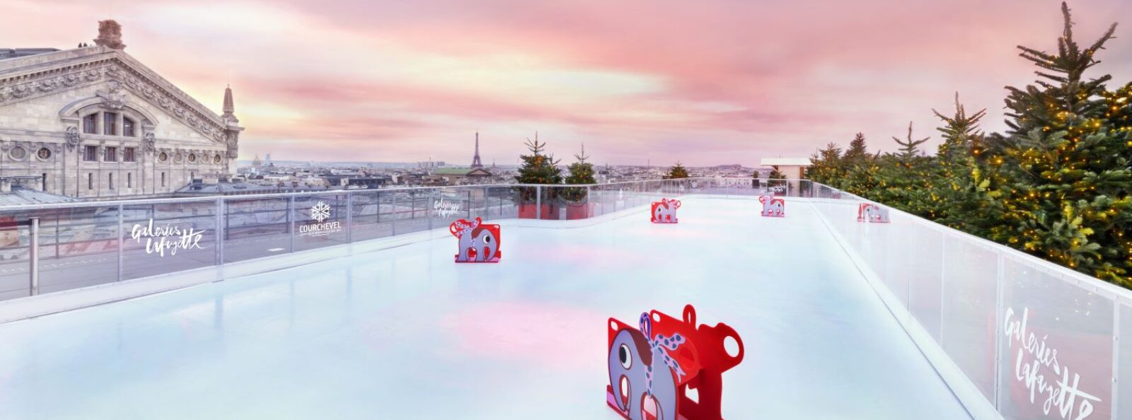 The most magical ice rink in Paris - Galeries Lafayette Paris Haussmann